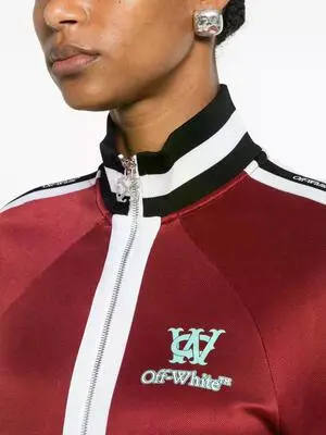Off-White Stripe-trim High Neck Track Jacket