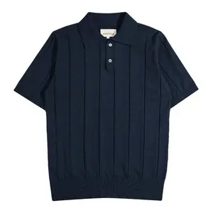 FAR AFIELD Jacobs Knit Polo Navy
