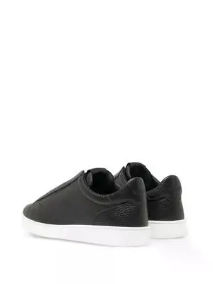 Bally Grainy Leather Slip-on Sneakers