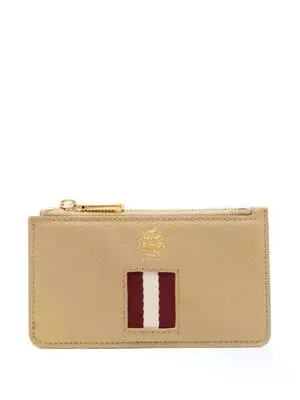 Bally Stripe Logo-motif Wallet - Neutrals