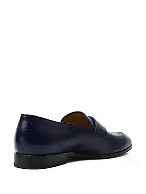 Bally Logo-plaque Leather Loafers