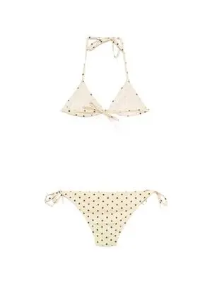 LAURA URBINATI Polka-dot Bikini - Neutrals
