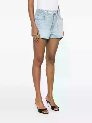 Alexander Wang Crystal-drawstring Shorts