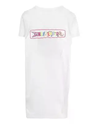 Hermès Chevalo Scope Embroidered T-shirt Dress
