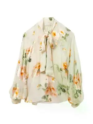 Zimmermann All-over Floral Print Shirt