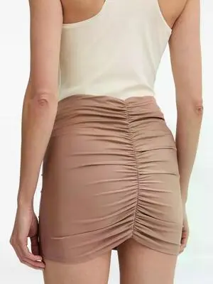 Patrizia Pepe Ruched Drawstring Skirt