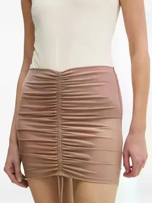 Patrizia Pepe Ruched Drawstring Skirt