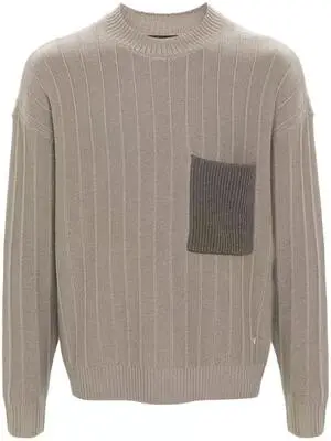 Emporio Armani Patch-pocket Virgin Wool Jumper