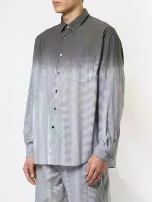 PORTS V Gradient Pinstripe Shirt