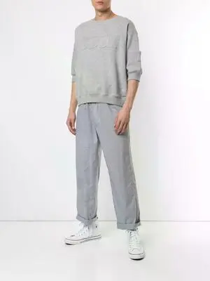 PORTS V Embroidered Slogan Sweater