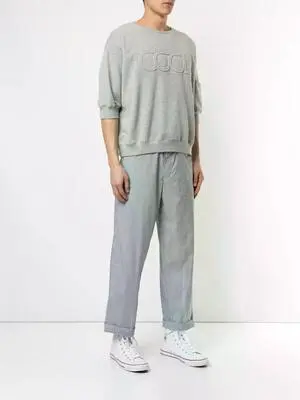 PORTS V Embroidered Slogan Sweater
