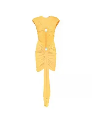 Christopher Esber Bezel Quartz Cut-out Dress