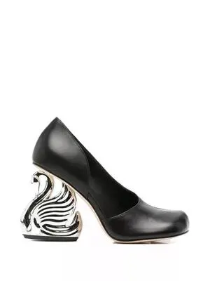 A.W.A.K.E. Mode Swan-heel Pumps
