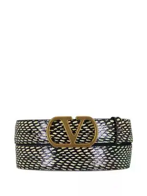 Valentino Garavani Vlogo Buckle Belt