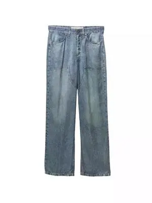Rag & Bone Tailored Denim-printed Trousers