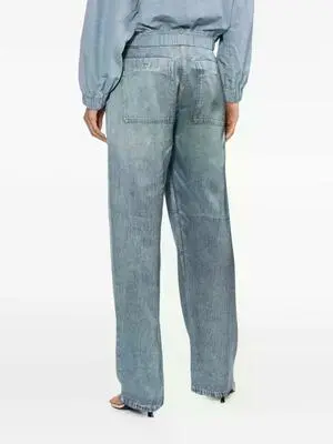 Rag & Bone Tailored Denim-printed Trousers