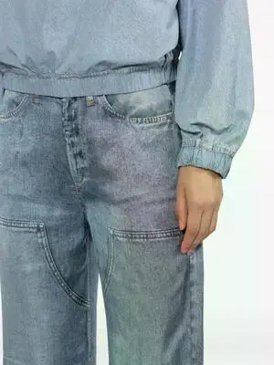 Rag & Bone Tailored Denim-printed Trousers