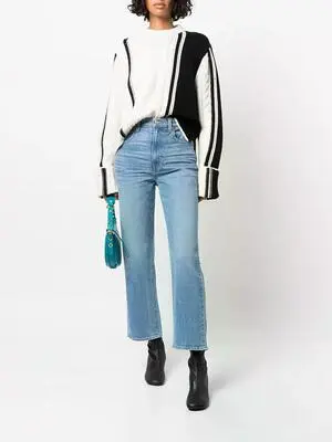 SLVRLAKE Cropped Straight-leg Jeans