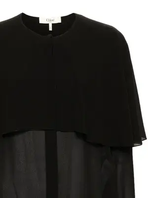 Chloé Crewneck Long Sleeve Shirt - Black