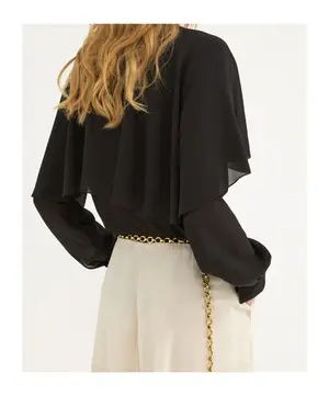 Chloé Crewneck Long Sleeve Shirt - Black