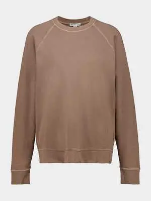 JAMES PERSE Vintage French Terry Sweatshirt - Brown
