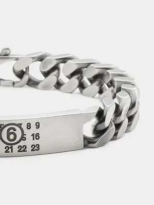 MAISON MARGIELA Engraved Chain Link Bracelet