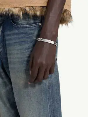 MAISON MARGIELA Engraved Chain Link Bracelet
