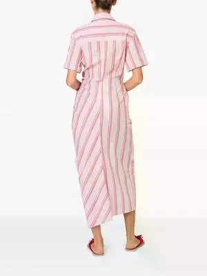 Rosie Assoulin Striped Shirt Dress