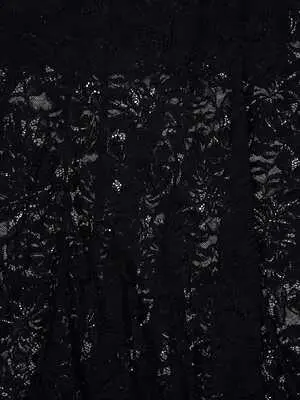 Rabanne High-neck Lace Maxi Dress