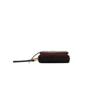Prada Logo Zipper Clutch