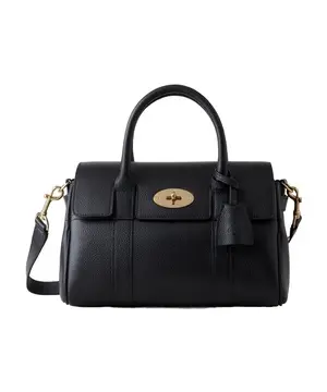 Mulberry Small Bayswater Top Handle Bag - Black