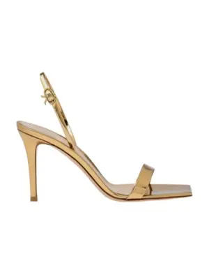 GIANVITO ROSSI Ribbon Open Toe Stiletto Sandals