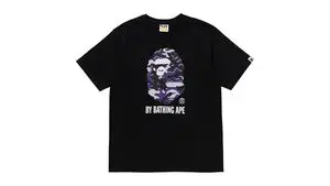 A BATHING APE Glitch Woodland Camo Bathing Ape Tee Shirt