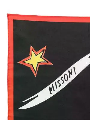 Missoni Graphic-print Scarf - Red