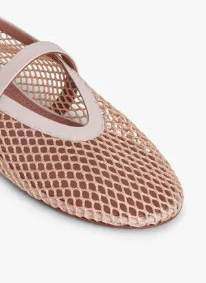 Alaïa Fishnet Ballet Flats