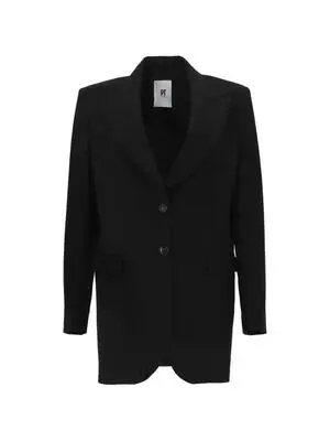 PT TORINO Victoria Peak-lapel Single-breasted Blazer