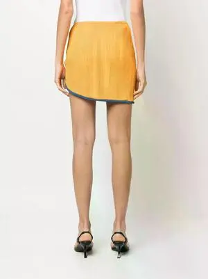 DIESEL® Ribbed-knit Asymmetric Mini Skirt