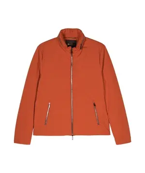 MOORER Quilted Zip-up Jacket