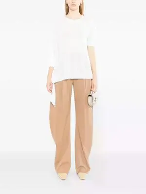 UMA WANG Asymmetrical Sleeve T-shirt