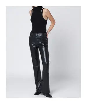 AGOLDE Coated Flared Pants