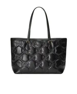 Gucci Gg Quilted Leather Tote Bag