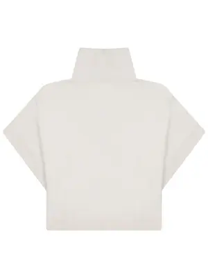 Dior High Neck Short Sleeve Sweatshirt