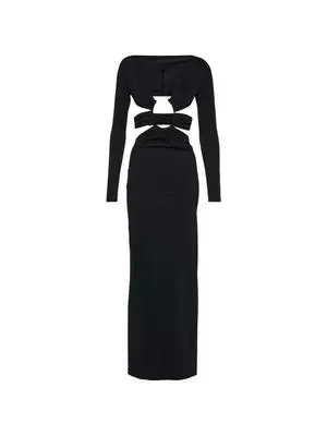 Christopher Esber Ruched Cut-out Maxi Dress