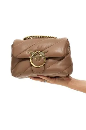 Pinko Love Mini Puff Logo Plaque Shoulder Bag