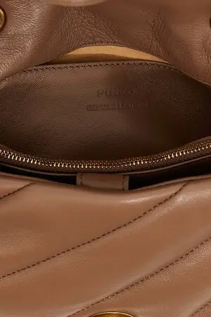 Pinko Love Mini Puff Logo Plaque Shoulder Bag