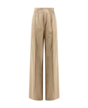 Chloé High-waisted Tailored Pants - Nude