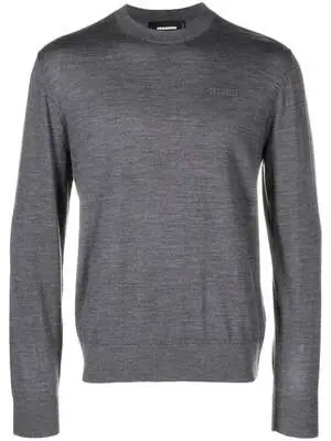 Dsquared2 Crewneck Long-sleeved Knitted Jumper - No