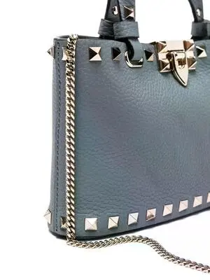 Valentino Garavani Mini Rockstud Tote Bag - Blue