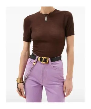 Versace Ribbed T-shirt