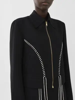 Chloé Embroidered Cropped Jacket